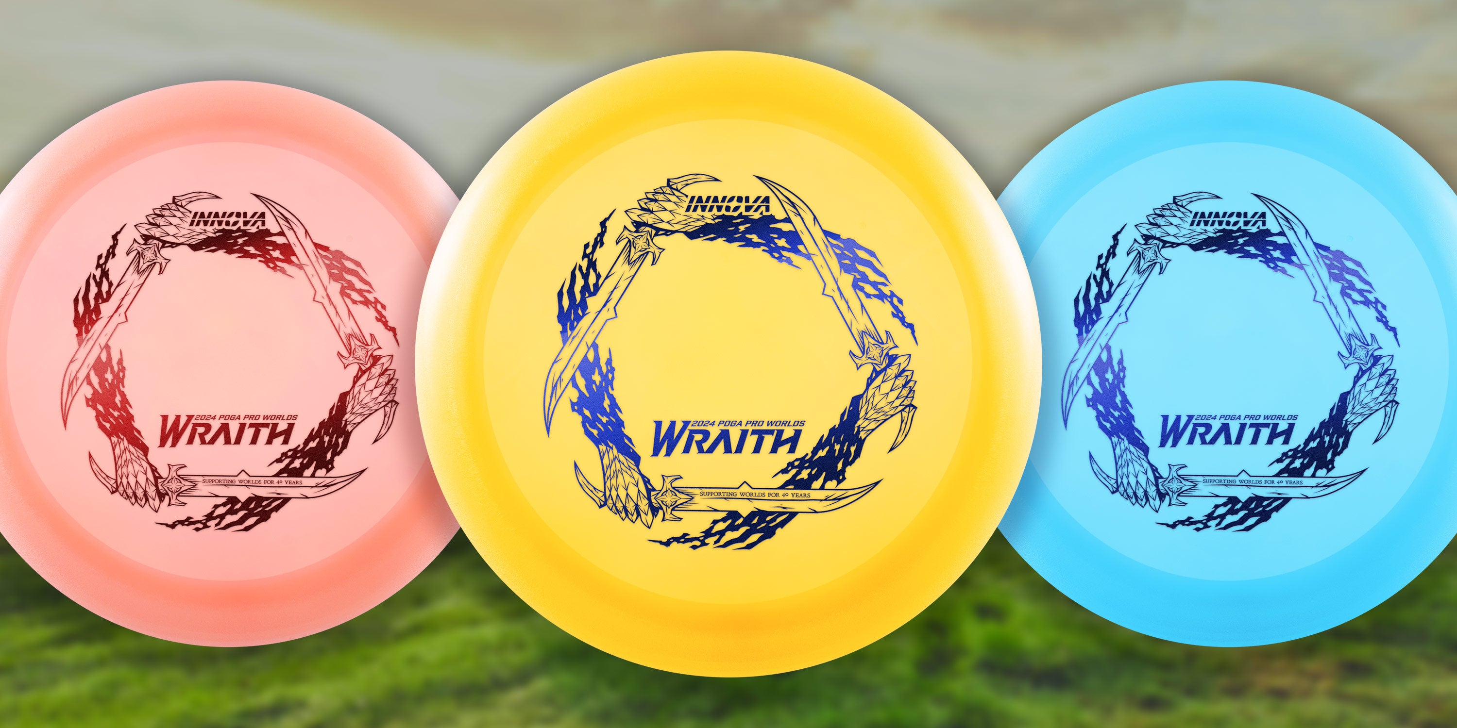 Innova Disc Golf Champion Classic Colour Glow Wraith - 2024 Pro Worlds ...