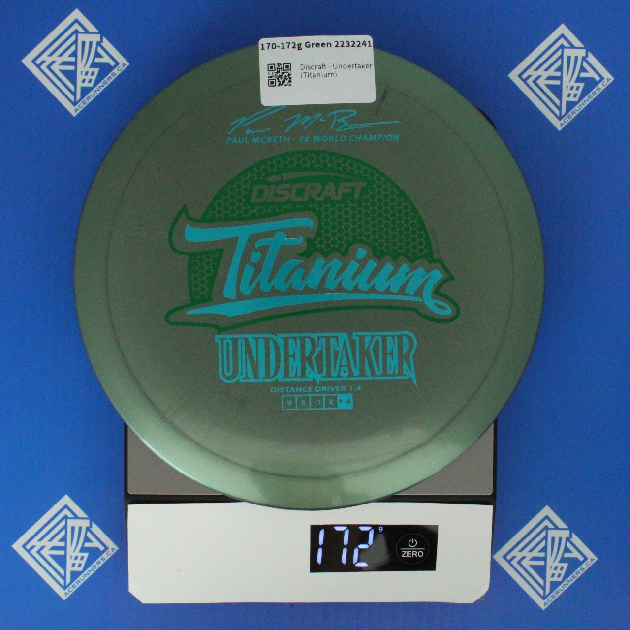 Discraft - Undertaker (Titanium) – Ace Runners Disc Golf